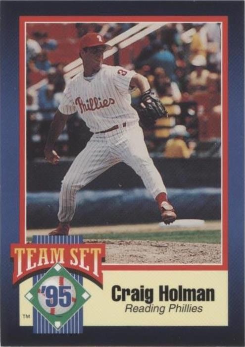 1995 Reading Phillies Team Set - Craig Holman #18 (RC) for sale online ...