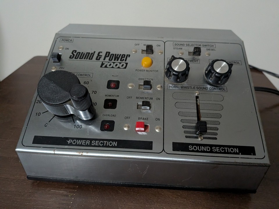 MRC Power 7000 Train Controller Transformer Works Great HO/N/G Scales ...