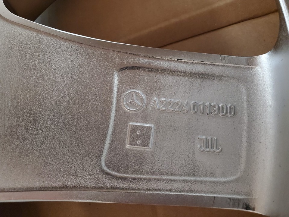 Original 20" Mercedes AMG Wheels OEM Rims Chrome S63 S550 S600 CL63 ...