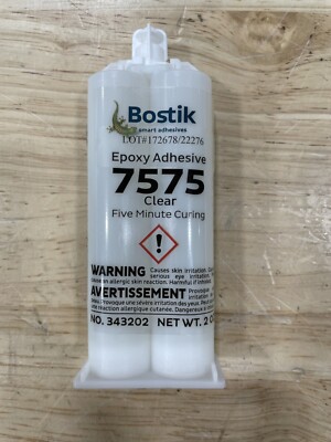 Bostik 7575 Clear (K343202) Two Part Epoxy Adhesive 2 oz. (Expired) | eBay