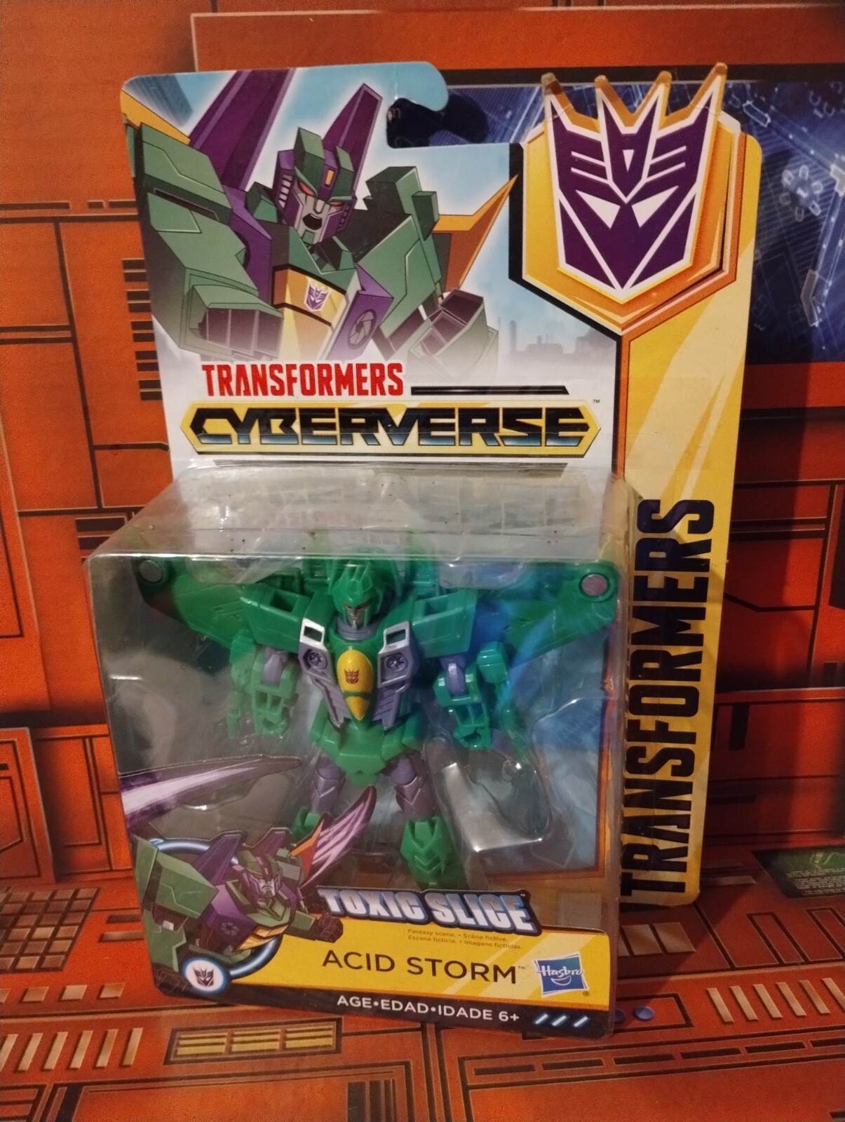 TRANSFORMERS ACID STORM TRANSFORMERS CYBERVERSE TOXIC SLICE WARRIOR ...