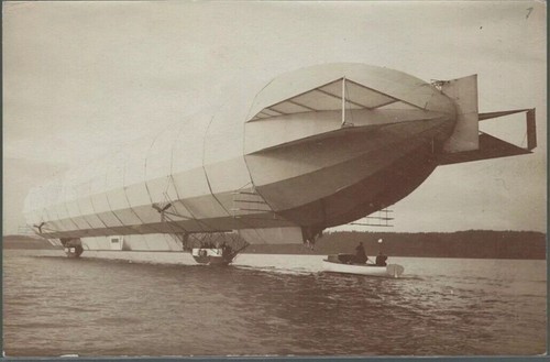 RPPC Graf Zeppelin Airship LZ 4 with first rudder design Bodensee ...