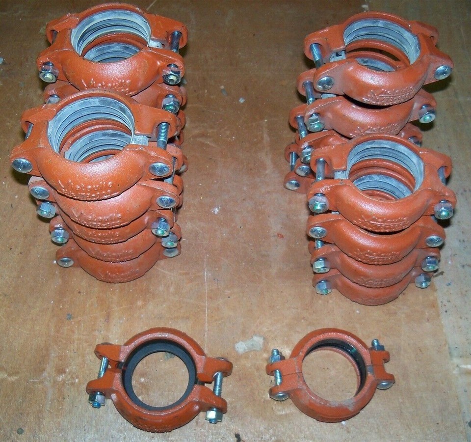 Victaulic 73-009 73-009H FireLock EZ Rigid Coupling 2-1/2" Mixed Lot of ...