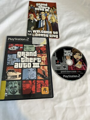 Grand Theft Auto III PS2 2001 CIB Complete Excellent Disc W/map ...