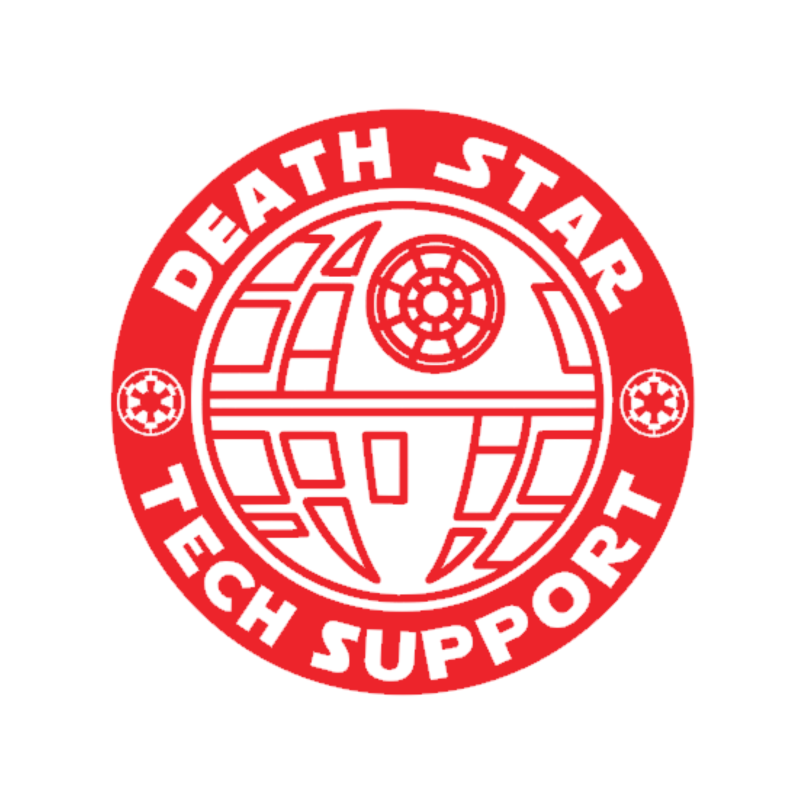 Death Star, Tech Support, Star Wars Galactic Empire vinyl decal | eBay