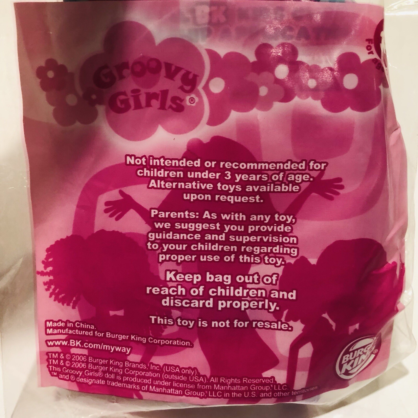 Burger King Groovy Girls Chicks Rock Kids Meal Toy Action Figure Doll ...