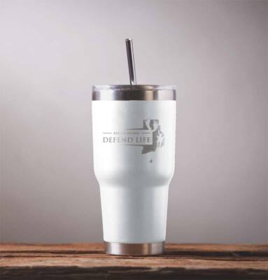 Rhode Island Tumbler White Pro-Life Tumbler | eBay