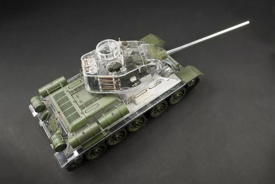 AFV Club AF35S55 1/35 T34/85 Full Interior with Clear Turret & Upper ...