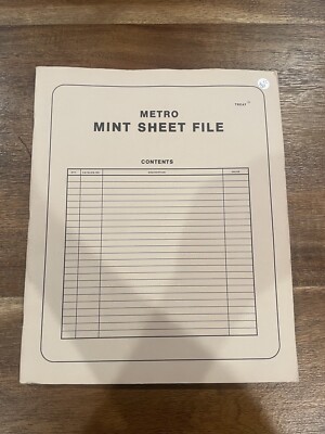 FULL Mint Sheet File Album (40+ Stamp Sheets) | eBay