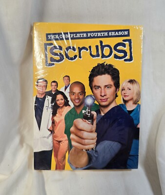 Scrubs - The Complete Fourth Season (DVD, 2006, 3-Disc Set, Season 4 ...