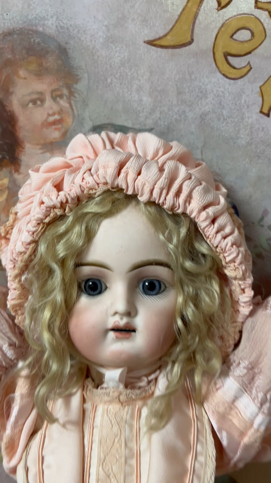 Rare 22.4" Antique French Character Doll by Pintel & Godchaux Model 11 ...