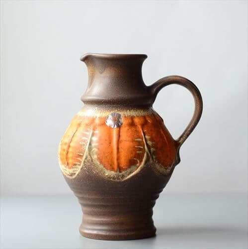 Made in Germany Vintage Uebelacker Keramik Fat Lava Vase Fat Rubber Mid ...
