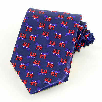 Democratic Donkey Men's Necktie Democrat Political Party Gift Blue Neck ...