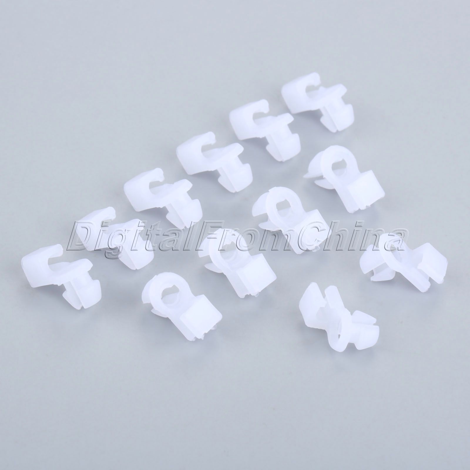 100pcs Car Door Bumper Retainer Clip Moulding Lock Rod Clips M03 Push ...
