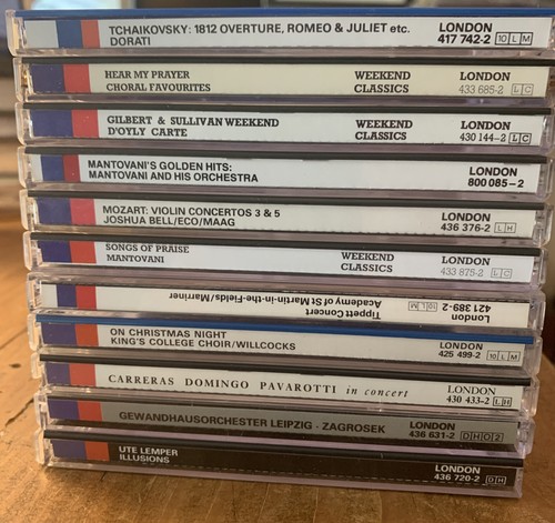 London Classical Concertos 1812 Overture 12 cd lot 11 Titles Mozart ...
