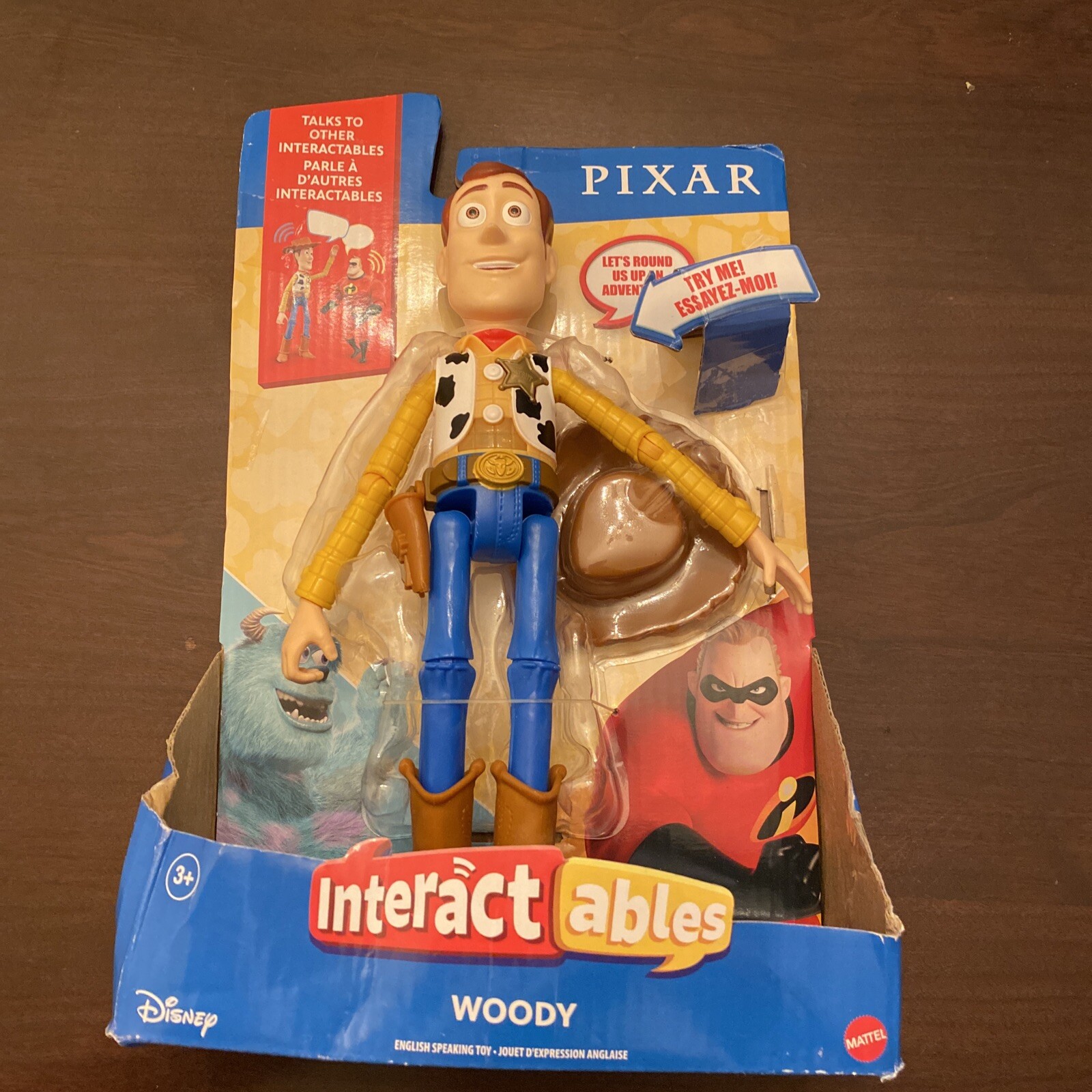 Disney Pixar NEW in Box Interactables Toy Story - Woody Talking Figure ...