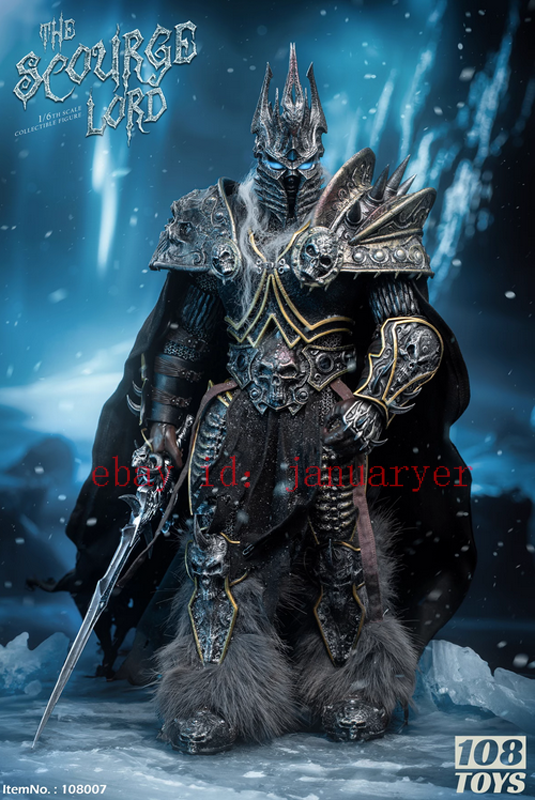 Perfect 108toys 108007 1/6 Wow Lich King Action Figure In Stock Model ...