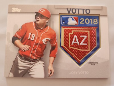 2018 Topps MLB Spring Training Logo Patch Joey Votto #STP-JV Patch NM ...