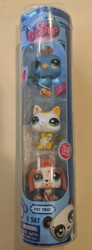 Hasbro LPS Littlest Pet Shop Trio City Vibes Cat Bird Dog #38 #39 #40 ...