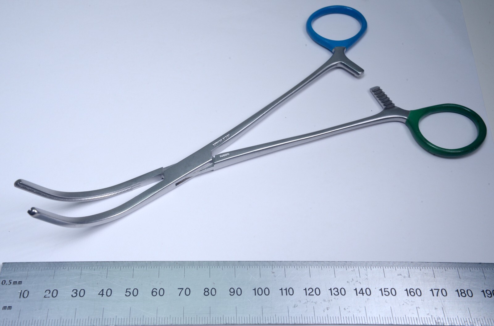 Codman Classic #37-1095 Glover Clamp 8" Curved Stainless Steel Surgical ...