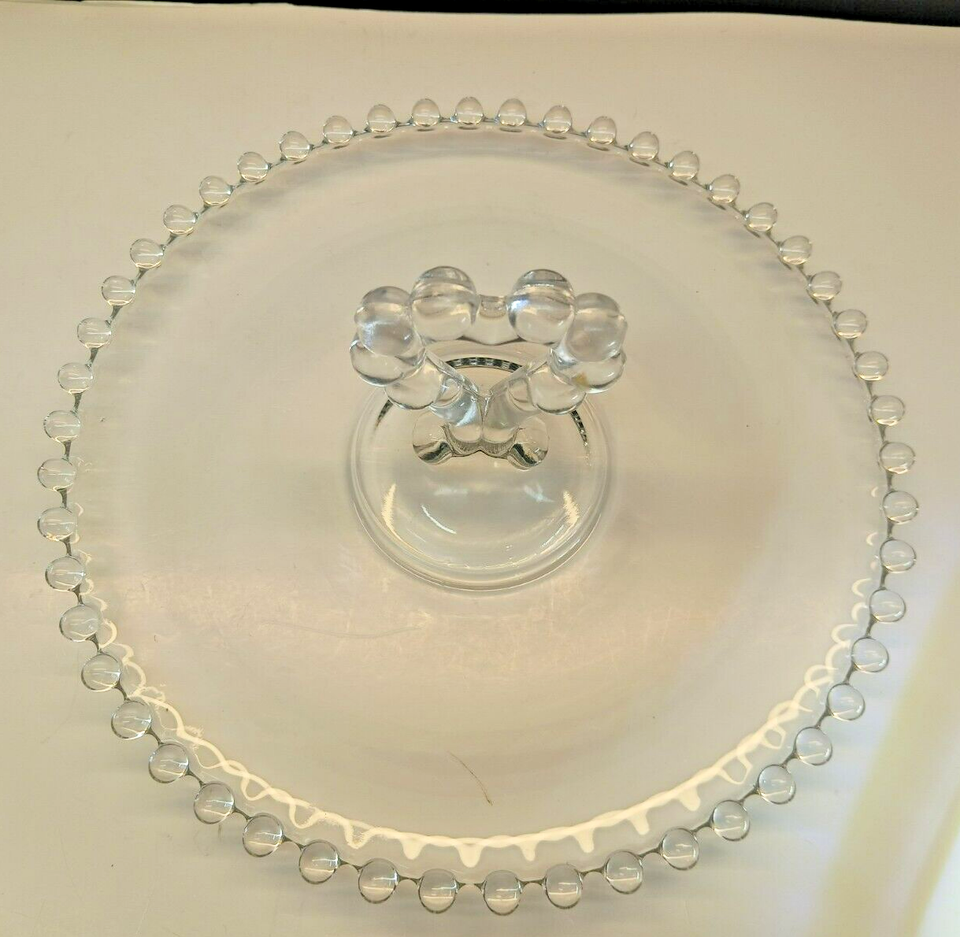 Vintage Imperial Glass Clear 'Candlewick' Stem 3400 Handled Bon-Bon | eBay