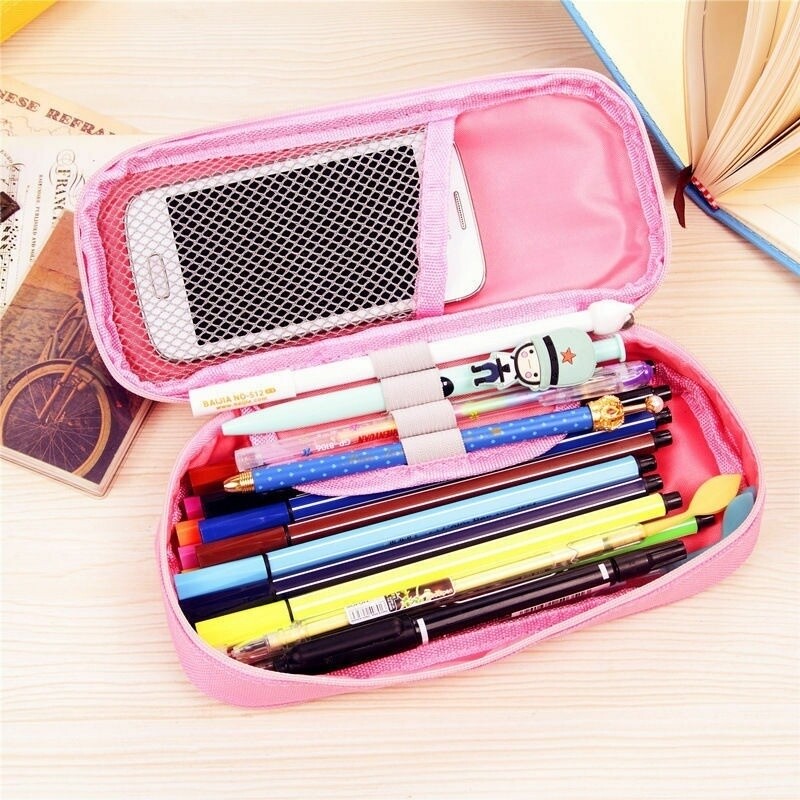 Cute Pencil Case Pen Box School Stationery Cosmetic Bag Large Capacity ...