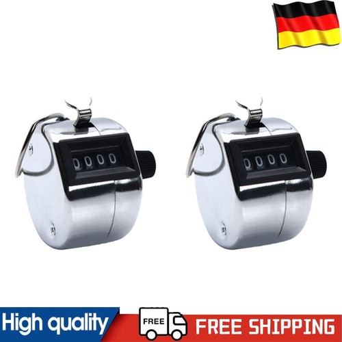 Metal Handheld Tally Counter 4-Digit Number Count Clicker Counter Hand ...