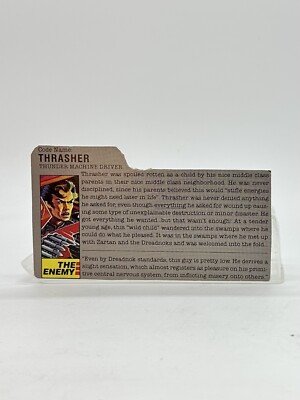 THRASHER (v1) DREADNOK THUNDER MACHINE DRIVER File card | eBay