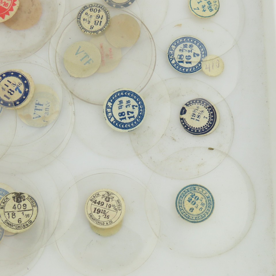 Pocket Watch Assortment of 100 NOS 16 Size & 18 Size hunting Labeled ...