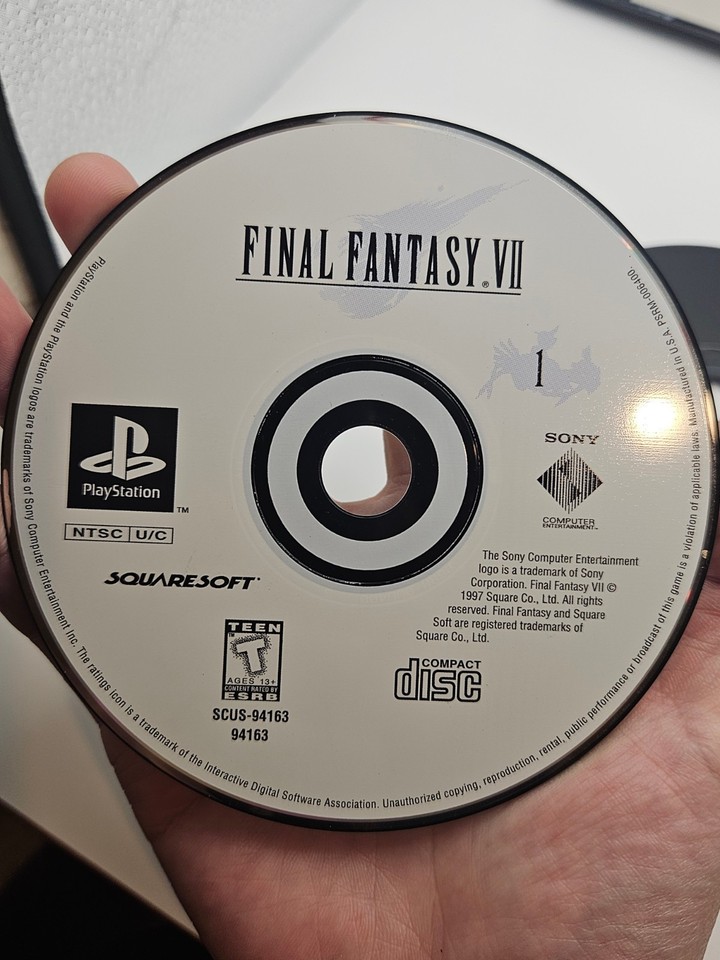 Final Fantasy VII FF7 • PlayStation PS1 Black Label • Complete CIB | eBay