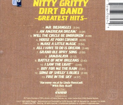 THE NITTY GRITTY DIRT BAND GREATEST HITS NEW CD 715187735729| eBay