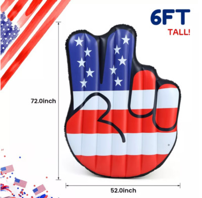 Garvee Inflatable Pool Floats - American Flag Pool Float for Adults ...