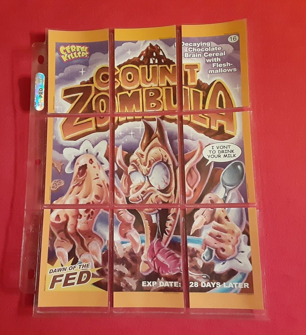 Count Chocula Monster cereal garbage pail kids joe simko cereal killers ...