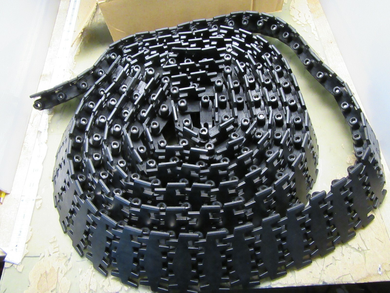 flexlink xhtp5 conductive black conveyor belting chain 9'7" [5*B-11] | eBay