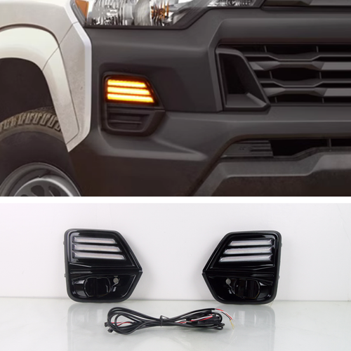 LED DRL Daytime Running Light Kit Fog Lamp 2pc For Chevrolet Colorado ...