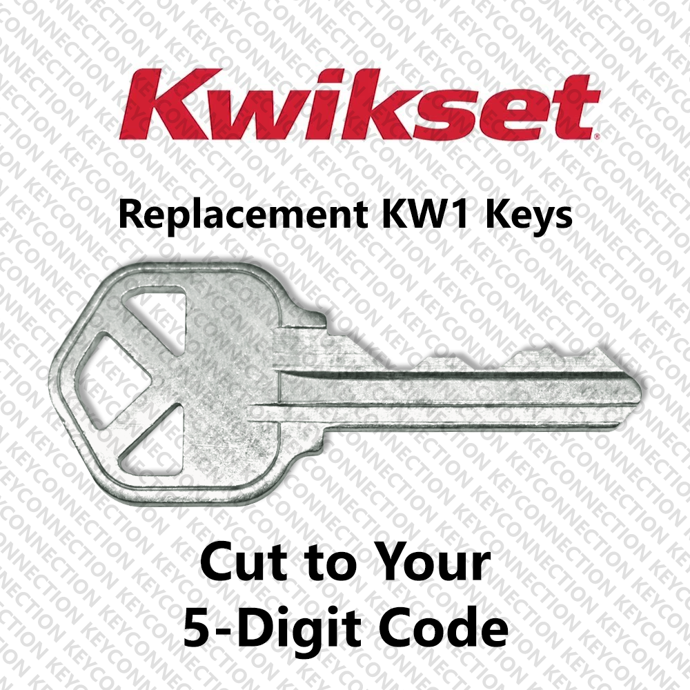 KWIKSET (KW1) 5 Pin Key Cut to Your Code | eBay