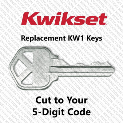 KWIKSET (KW1) 5 Pin Key Cut to Your Code | eBay