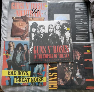 GUNS N ROSES RARE LP LOT! tons of rare and out of print vinyl records ...