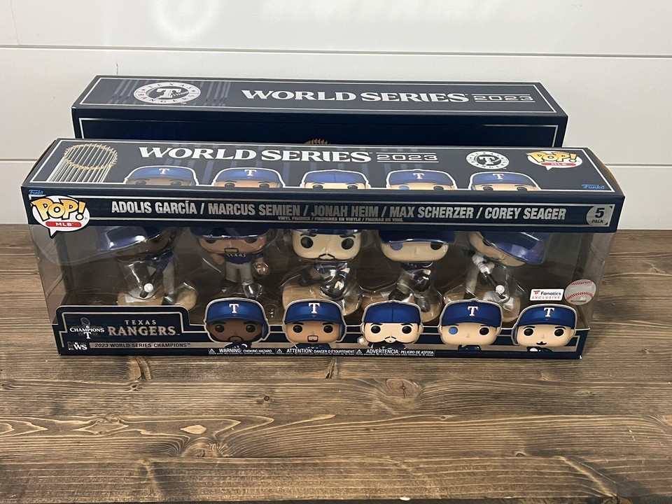 Texas Rangers Funko MLB 2023 World Series Champions Fanatics Exclusive ...