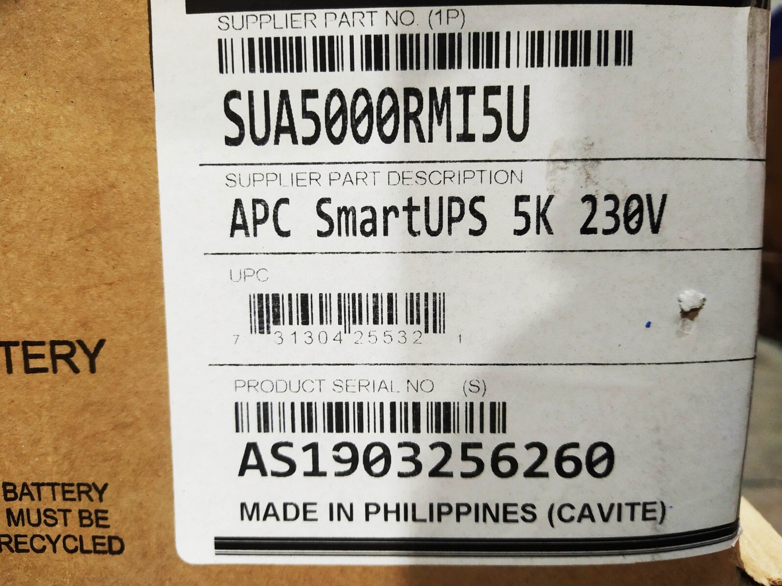 APC Smart-UPS (5000 VA) - Line interactive - Rack/Tower (SUA5000RMI5U ...