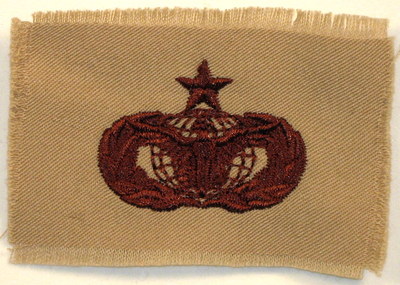 USAF Air Force Senior Force Protection Badge Insignia Desert Uniform ...