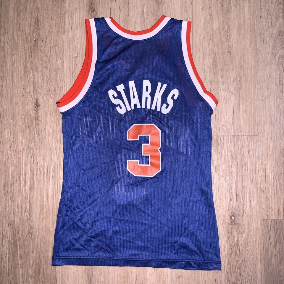 Vintage Champion Knicks Jersey John Starks New York NBA | eBay