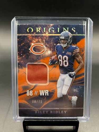 Riley Ridley Panini Origins Rookie Patches Orange /75 Jersey Rookie ...