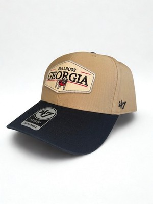 '47 Brand Georgia Bulldogs Hat Mens Tan Snapback College NCAA UGA Beige ...