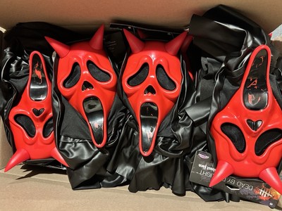 Dead By Daylight Devil Scream Ghost Face Mask Halloween New WITH Defect ...