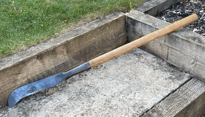 Vintage Long Handled Slasher Sickle Billhook Garden Old Tool | eBay UK