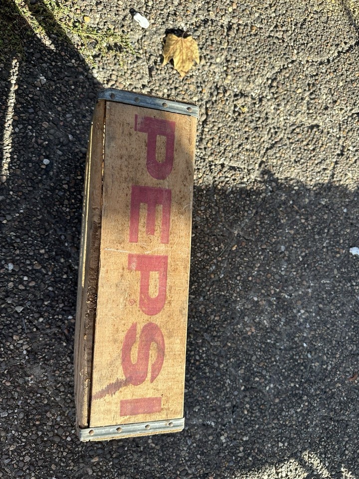 Pepsi Cola Vintage Wooden Crate | eBay