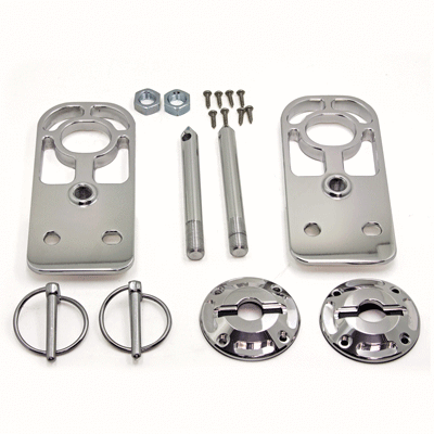 UPR 2005-2014 MUSTANG BILLET SELF LOCATING HOOD PIN KIT 1056-08 FITS ...