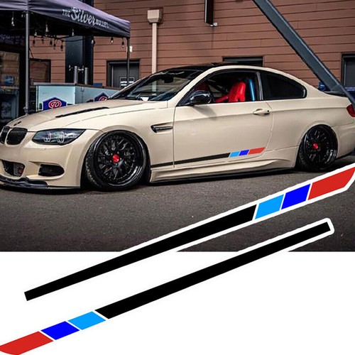 Pour BMW M3 M4 M5 M6 3 5 6 7 Série M-Colored Stripe Sticker car Vinyl ...