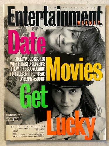 Entertainment Weekly VTG May 7, 1993 Issue - Johnny Depp & Mary Stuart ...